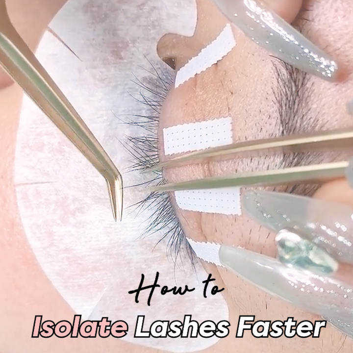 How To Isolate Lashes Faster For Eyelash Extensions? – Arison Lashes