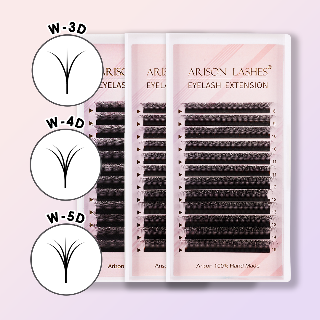 W-shape Lashes | W Lash Extensions – Arison Lashes