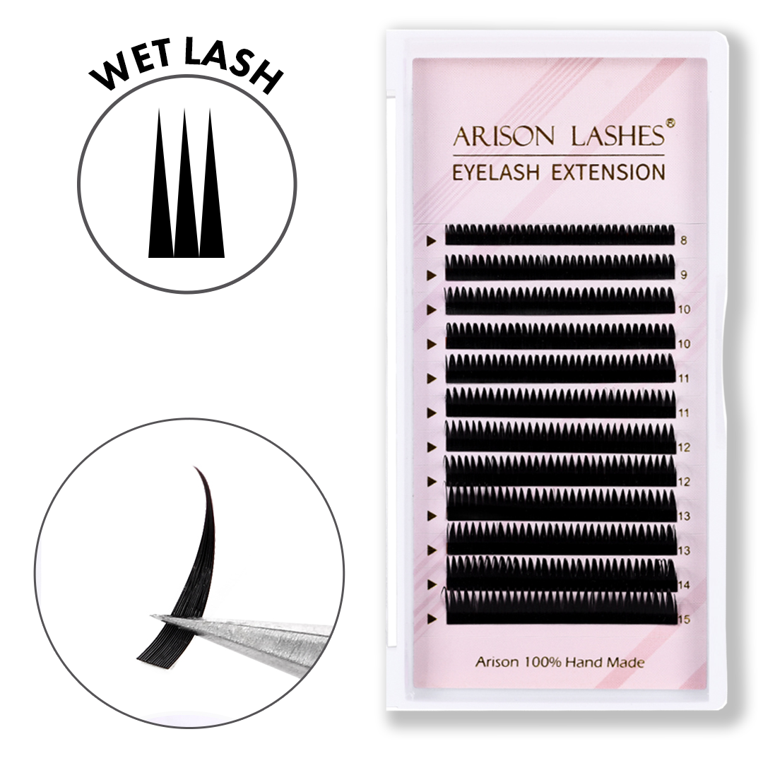 Premade Wet Anime Wet Lash Extensions | ARISON LASHES® – Arison Lashes
